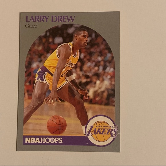 NBA HOOPS | Toys | 99 Nba Hoops Los Angeles Lakers Larry Drew 155 ...